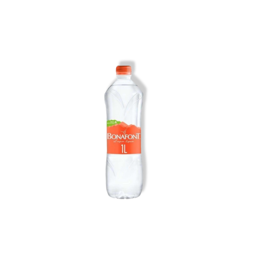 Agua Bonafont 1 litro 12pz. - Zona Verde