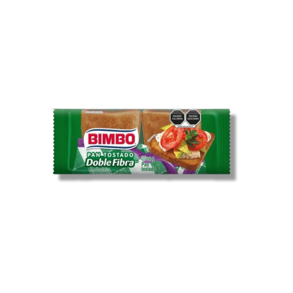 Pan Tostado Bimbo Integral Verde - Zona Verde